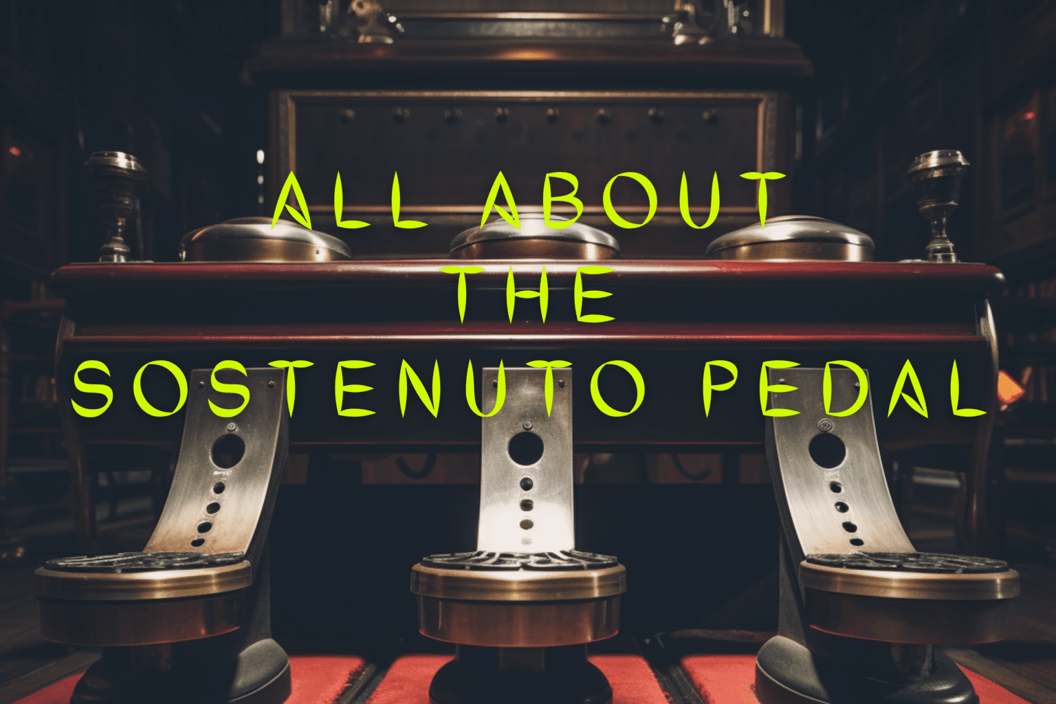 All About Sostenuto Pedal